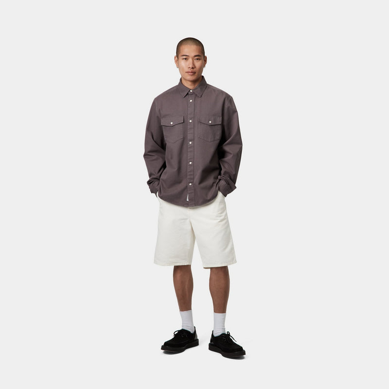 Carhartt WIP Single Knee Short | Wax (rinsed) – Page Single Carhartt WIP Single Knee Short | Wax (rinsed) – Page Single