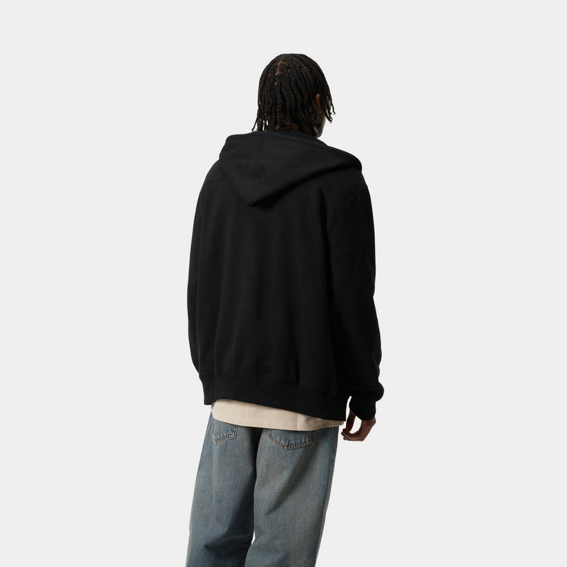 Carhartt WIP Hooded Eldon Sweat Jacket | Black – Page Hooded Carhartt WIP Hooded Eldon Sweat Jacket | Black – Page Hooded